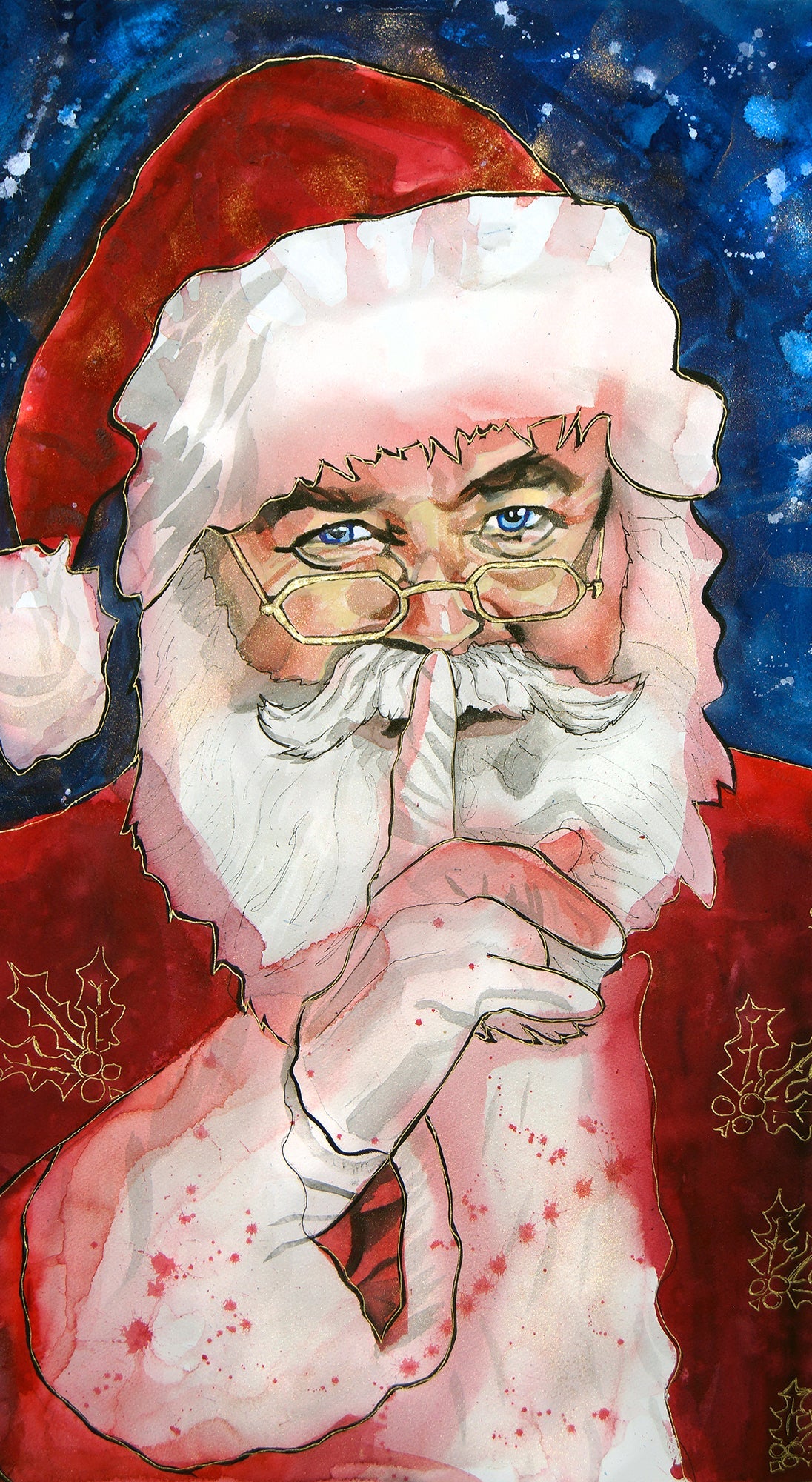 "Santa" by William K Stidham – Limited Edition Merch